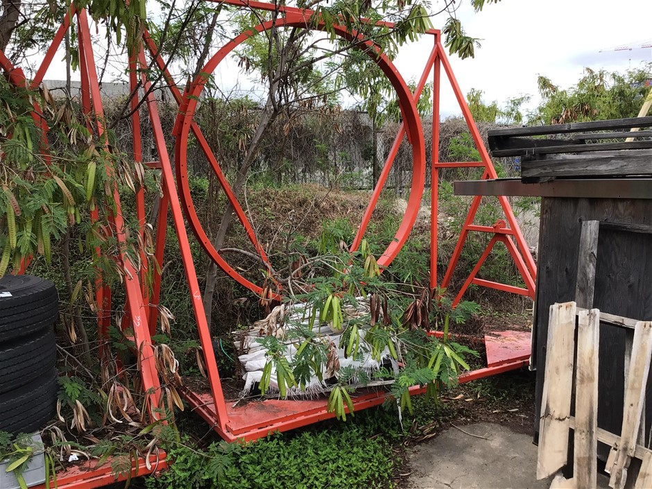 Fabricated Aircraft Engine Cowling Stand Auction (0045-7048359) | Grays ...