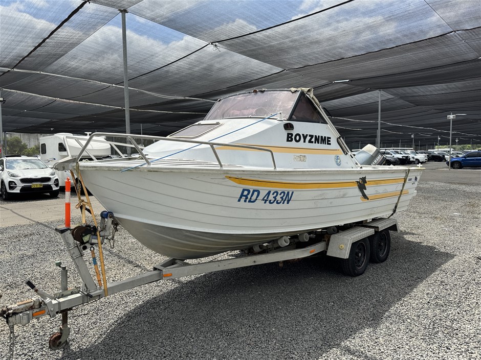 QUINTREX C RUNABOUT - NO RESERVE Auction (0001-10081762) | Grays Australia
