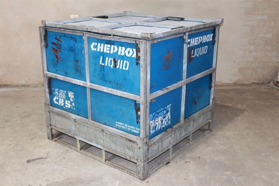 Collapsible Chep Box Pallet with Lid Auction (0011-5054896) | Grays ...