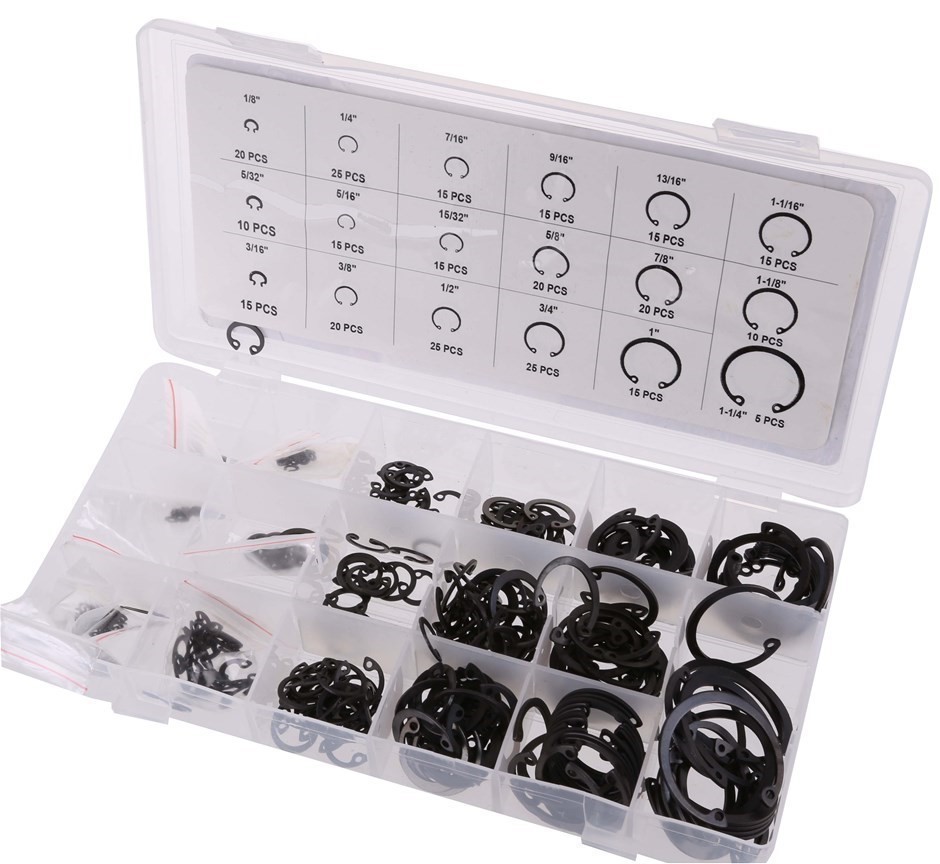 300pc Snap Ring Circlip Assortment. Sizes; See Image Auction (0174 ...