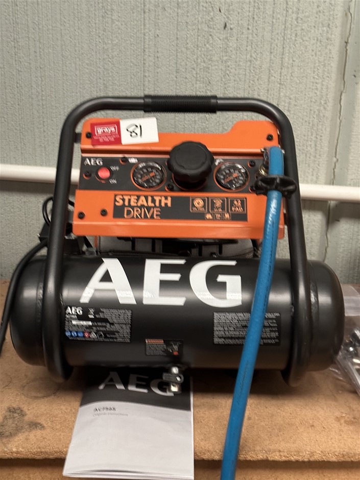 2023 AEG AC756S Stealth Drive Air Compressor Auction (0081-3027661 ...