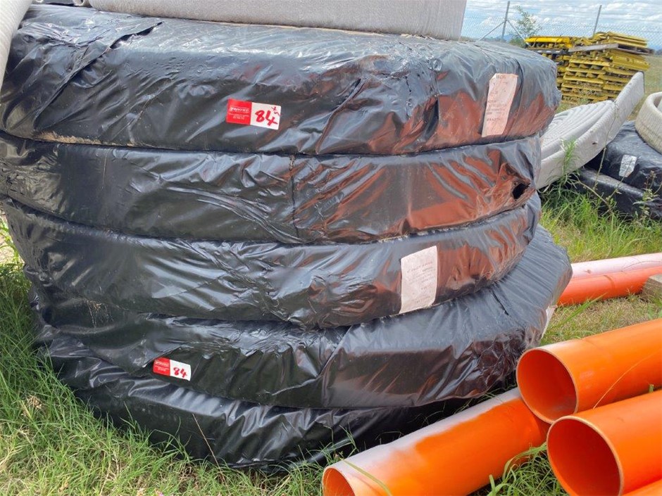 5x Rolls of Megaflo MEG170G Socked and Slotted AG Pipe Auction (0084 ...