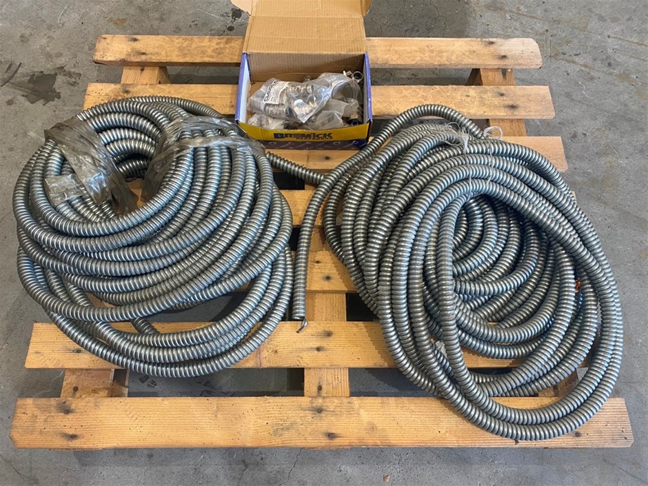 STEEL FLEXIBLE CONDUITS AND ASSORTED STAINLESS STEEL GLANDS Auction ...