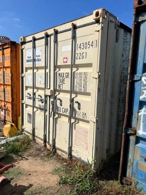 20' Workshop Steel Shipping Container & Contents Auction (0007-5054968 ...