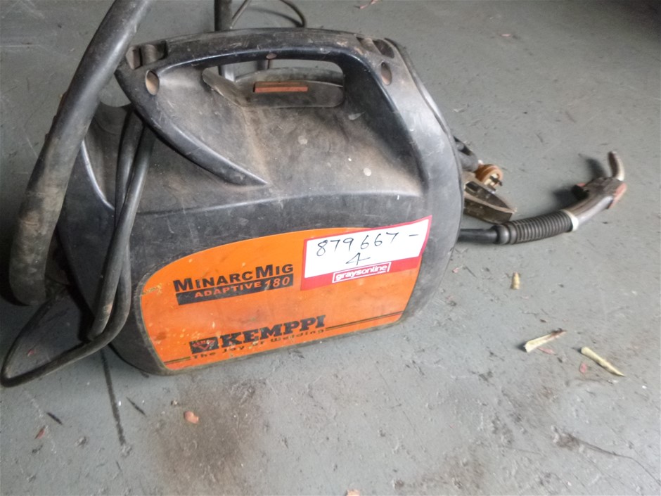 Kemppi Minarc Mig 180 Portable Mig Welder Auction (0002-8018193 ...