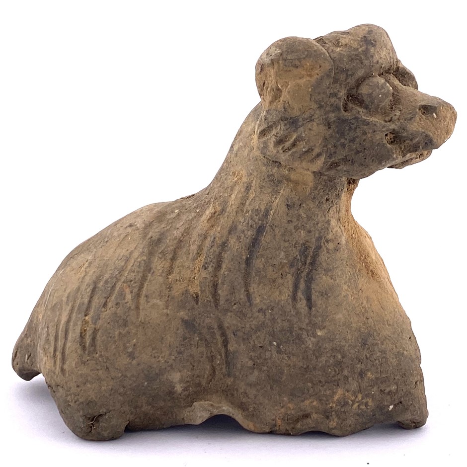 CIRCA. 206BC-220AD CHINESE HAN DYNASTY CERAMIC CATTLE MINGQI (GHOST ...