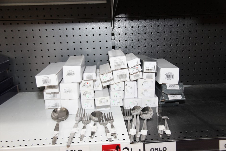 Trenton Quantity of Unused Assorted Stainless Steel Cutlery Auction ...