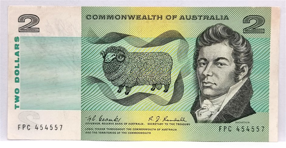 1967 AUSTRALIAN TWO DOLLAR BANKNOTE Auction (0007-2557370) | Grays ...
