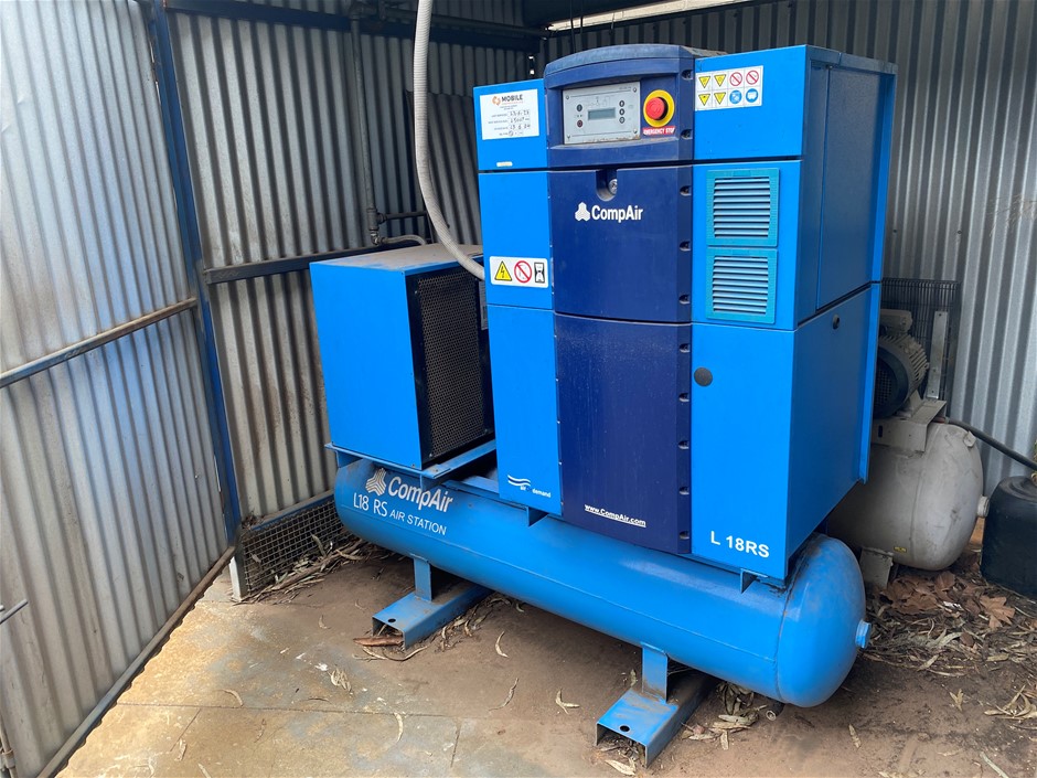 CompAir L18RS-7,5A Compressor Auction (0014-8018221) | Grays Australia