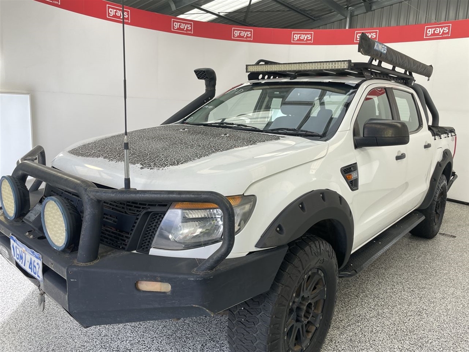 2014 Ford Ranger XL 4X4 PX Turbo Diesel Automatic Dual Cab Auction ...