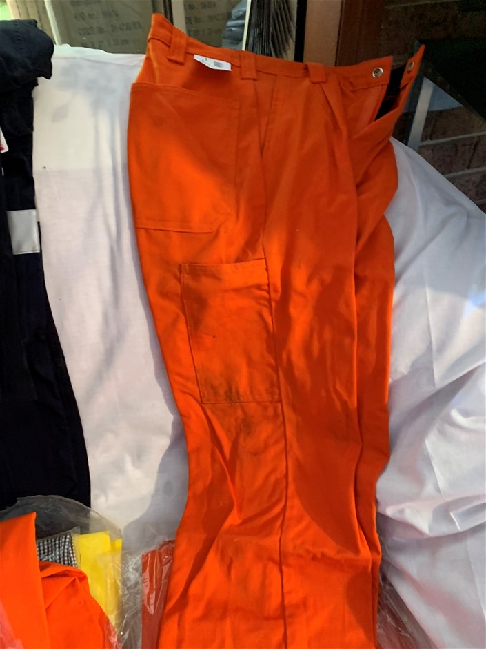 4x Indura Orange Work Trousers Auction (0072-3027852) | Grays Australia