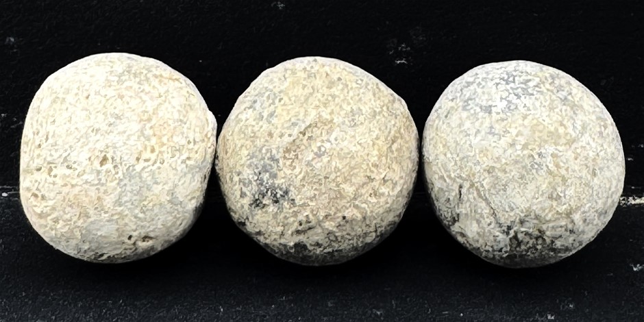 CIRCA. 16TH CENTURY RENAISSANCE LEAD MUSKET BALLS Auction (0009-2557789 ...