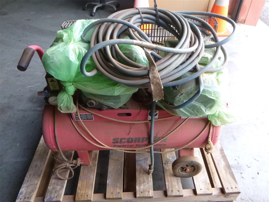Scorpion S1250 Air Compressor Auction (0016-8018249) | Grays Australia