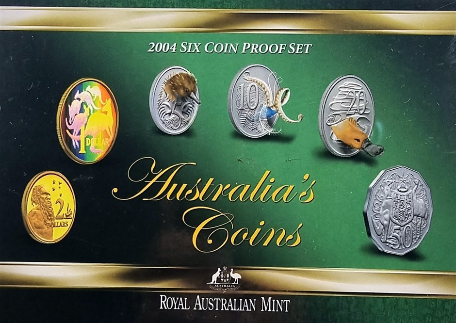 2004 ROYAL AUSTRALIAN MINT PROOF COIN SET Auction (0003-2557769 ...