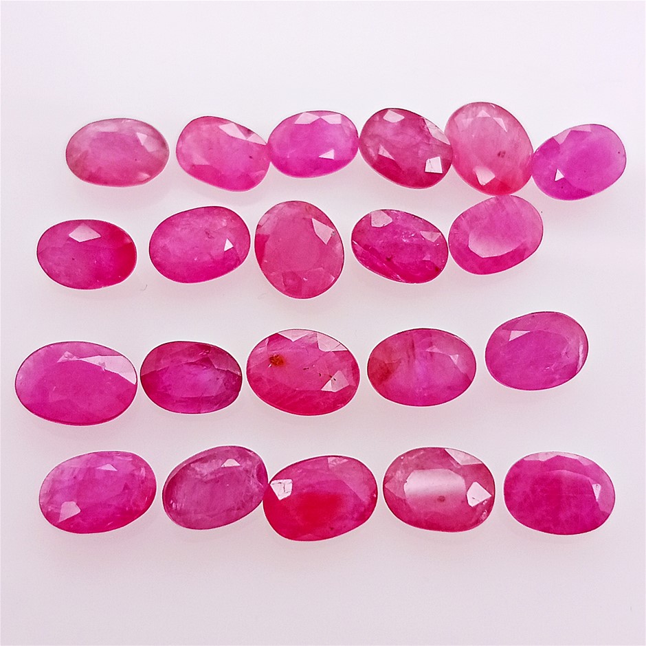Twenty One Loose Ruby, 23.27ct in Total Auction (0001-2558414) | Grays ...