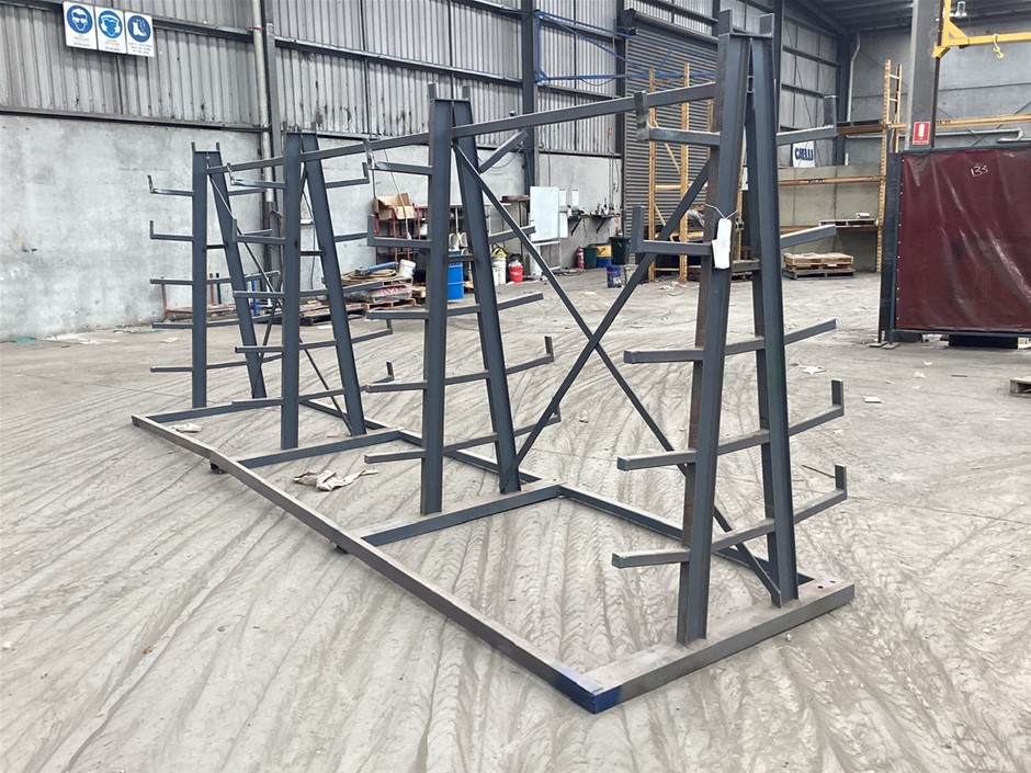 1 x Steel Storage Rack. Auction (0023-3027931) | Grays Australia