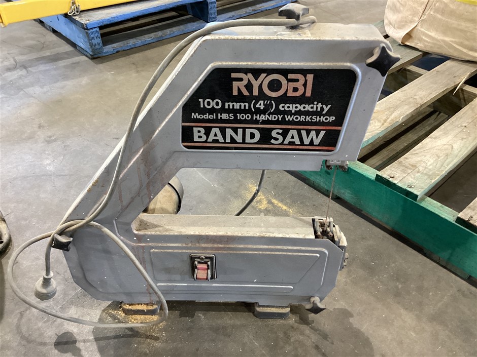 Ryobi 100mm Capacity, HBS100 Band Saw, Auction (0017-8018315) | Grays Australia