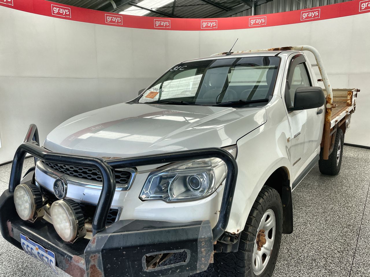 2012 Holden Colorado 4X4 DX RG Turbo Diesel Manual Cab Chassis Auction ...