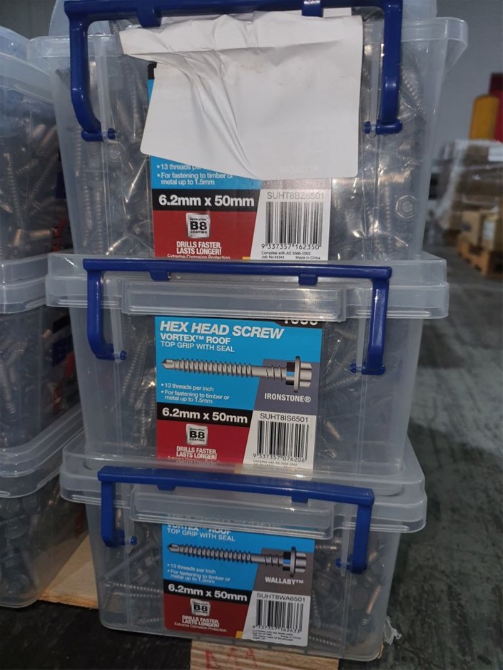 Bremick Hex Head Vortex Screws Auction (0461-5055252) | Grays Australia