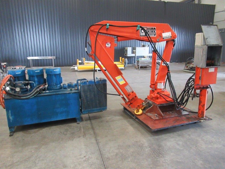 HIAB Jib Crane with Hydraulic Power Pack Auction (0079-5055279) | Grays ...