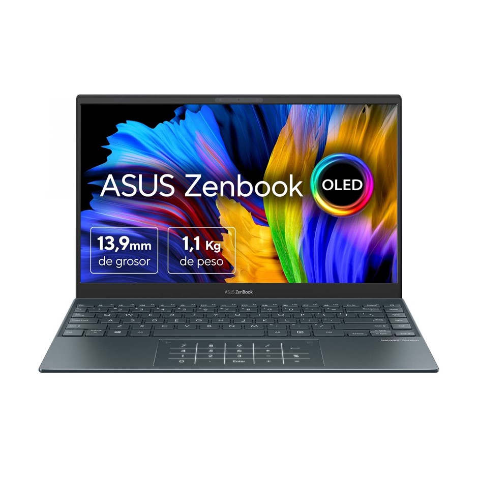 ASUS ZenBook 13 OLED UX325EA-KG655W Notebook 13.3 Inch Full HD (Core i7 ...