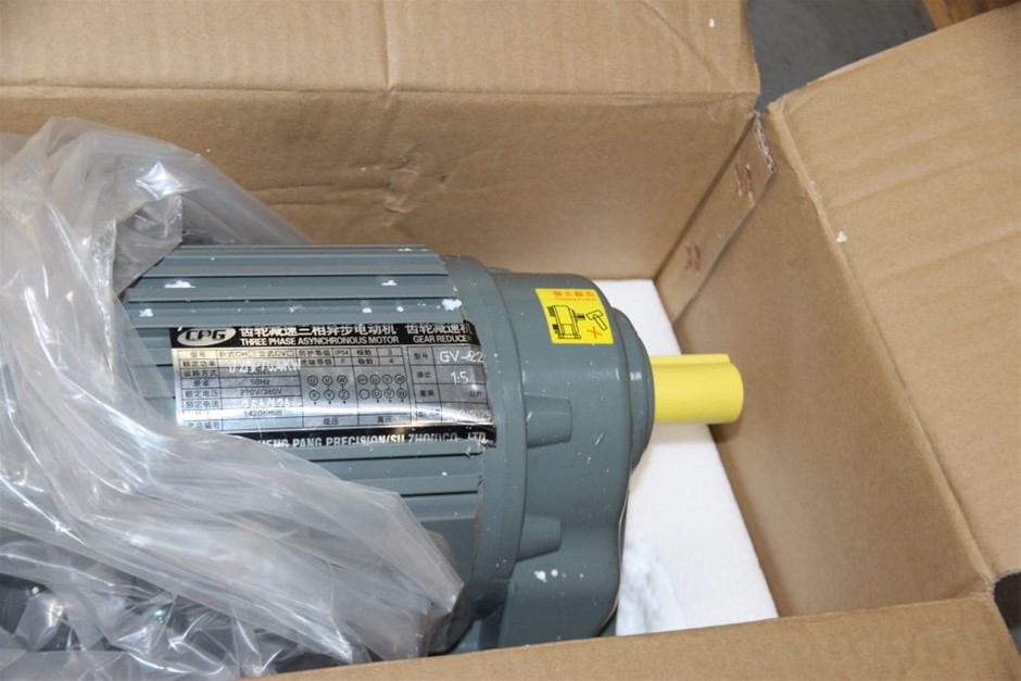 CPG GV-22 Unused Electric Motor with Gearbox Auction (0036-5055280 ...