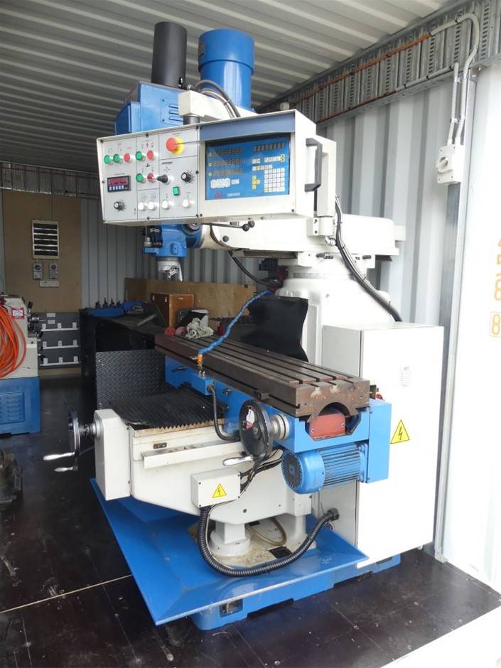 2016 Hafco BM 70 VE Industrial Turret Milling Machine Auction (0007 ...