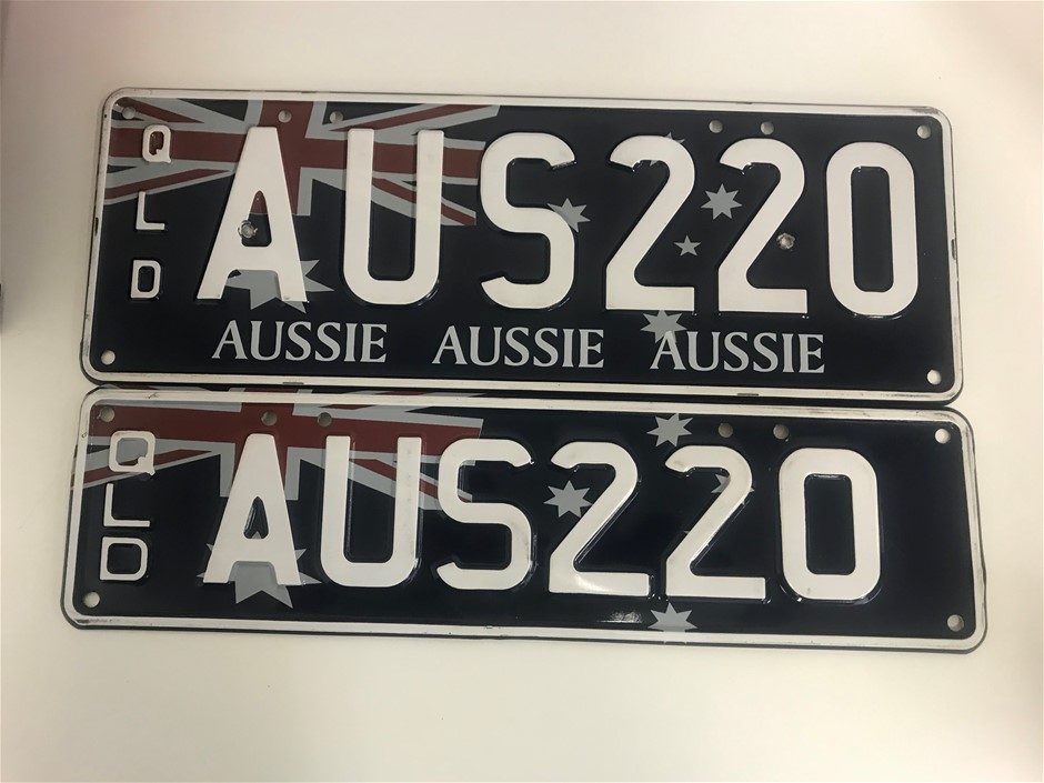 AUS220 (Custom Quuensland) Number Plates