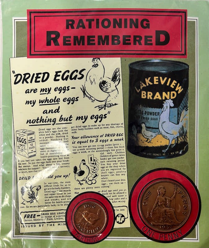 Rationing Remembered 1937 Penny & 1946 Farthing Collectors Set Auction ...