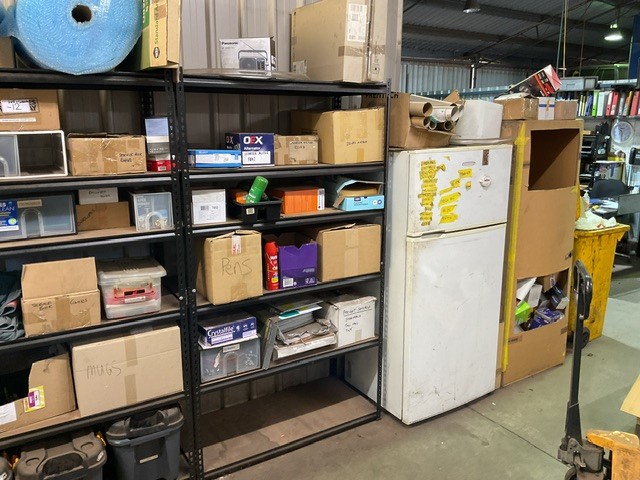 5 Shelf Shelving Unit And Contents Auction (0013-9048438) | Grays Australia