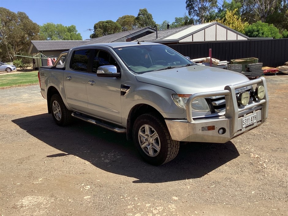 2013 Ford Ranger PX-XLT 4WD Automatic - 6 Speed Dual Cab Ute Auction ...