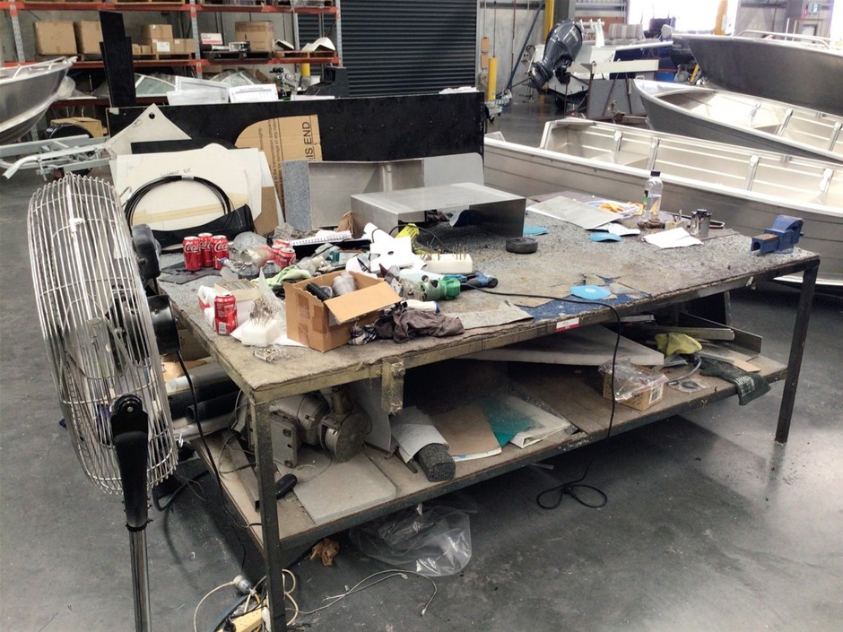 Steel Framed Workbench Auction (0046-7049677) | Grays Australia