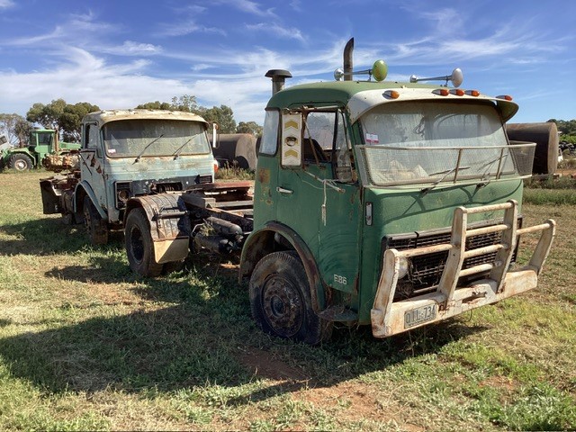 Qty x 2 Volvo F86 4x2 Prime Movers, Parts Only Auction (0006-3028802 ...
