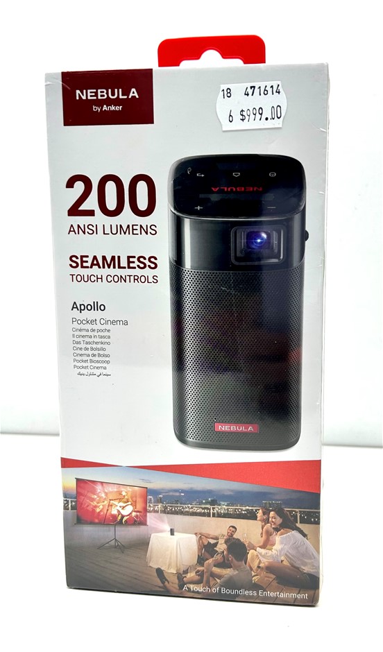 Nebula Apollo Pocket Cinema Projector Auction (0002-2558004) | Grays ...