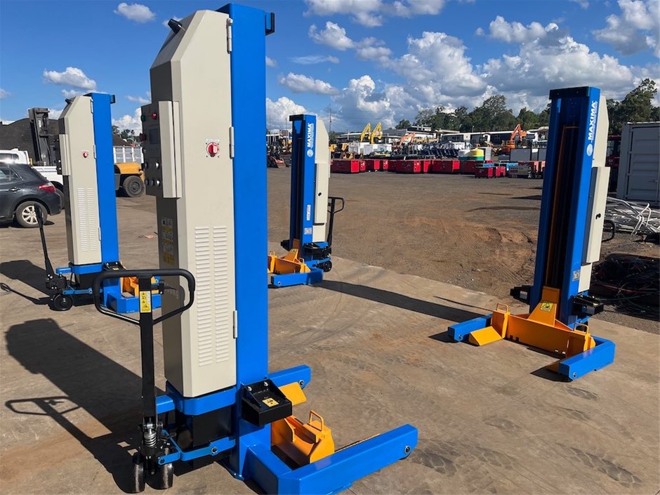 Unused 4 Column Wireless Mobile Heavy Duty Truck Lift / Hoist Auction ...
