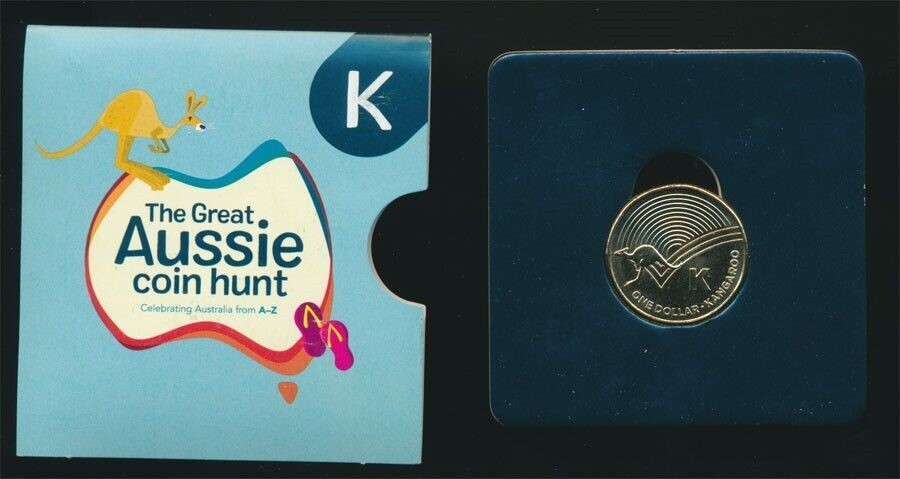 Australia: 2019 $1 K For Kangaroo, Great Aussie Coin Hunt Auction (0030 ...