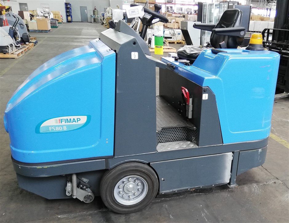 2014 Fimap FS-80B Ride-on Electric Floor Sweeper Auction (0011-5056071 ...