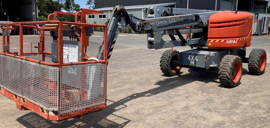 2014 SKYJACK SJ51AJ Knuckle Boom - 51ft (15.5m) - Diesel Auction (0003 ...