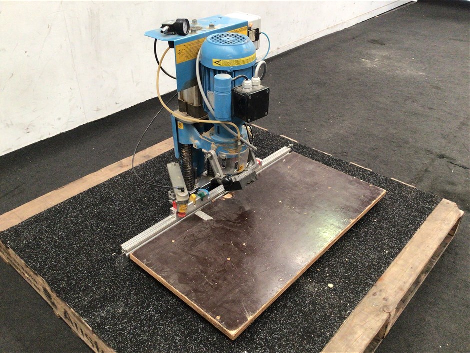1 x HETTICH BLUE MAX mini PM Drilling & Insertion Machine Auction (0008 ...