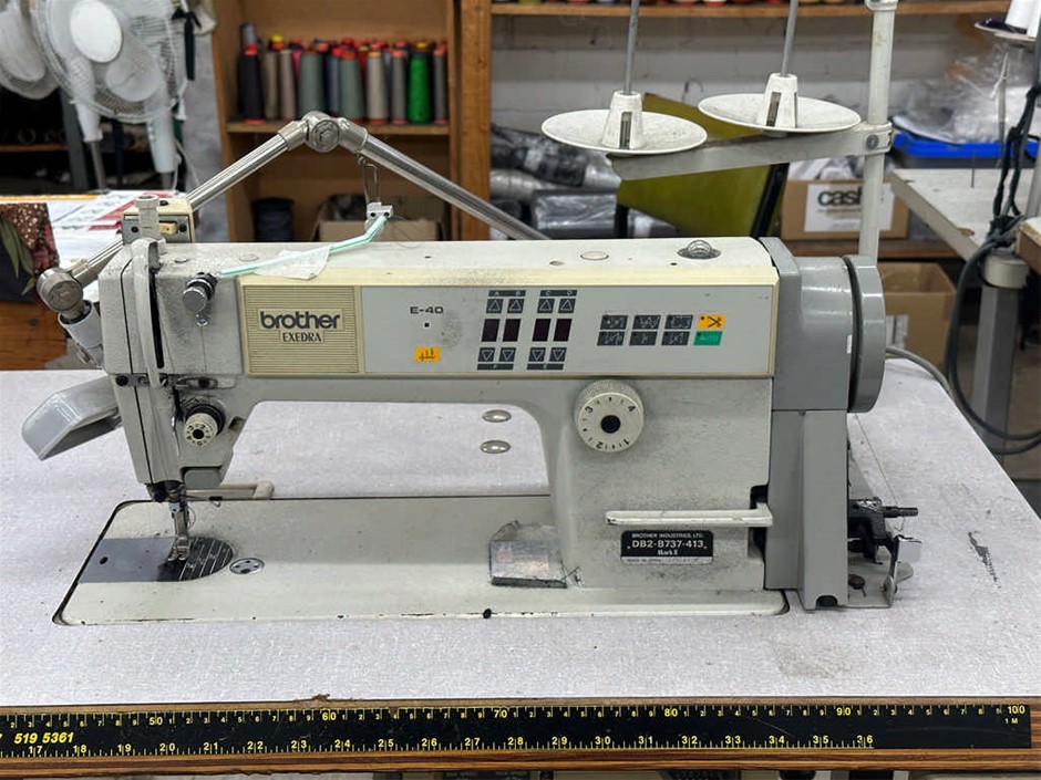 BROTHER DB2-B737-413 Stitch Plain Sewing Machine Auction (0028-5055634 ...