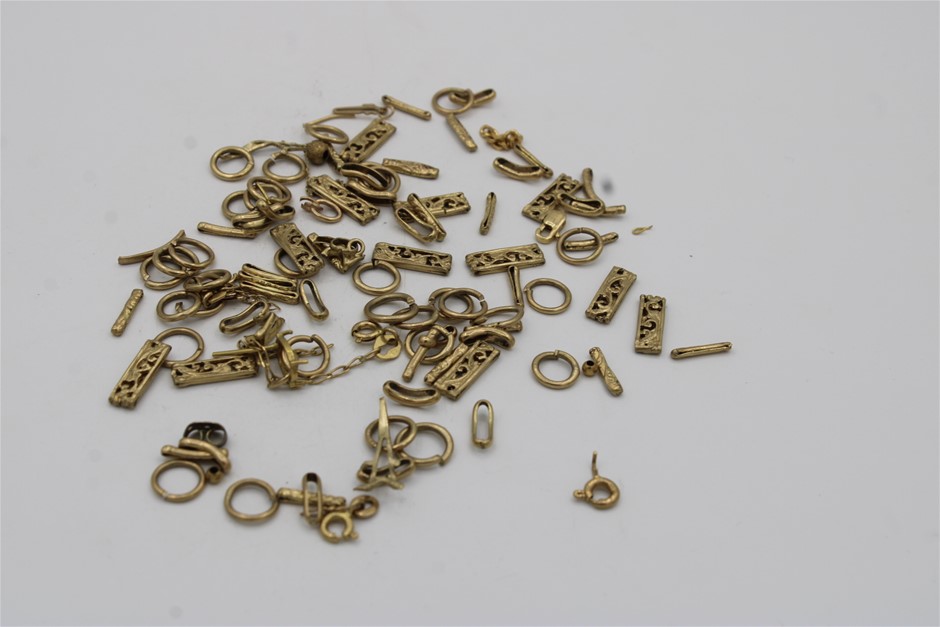 Assorted Tested 9ct Yellow Gold Jump Rings Auction (0044-9048676 ...