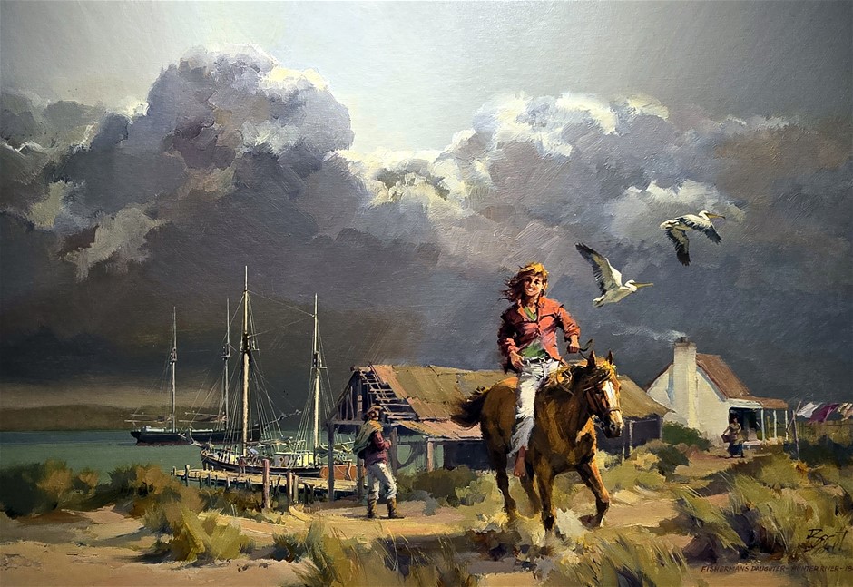 FRANCIS JAMES (BOB) BOOTH (1927 - 2003), Original Oil Painting on ...
