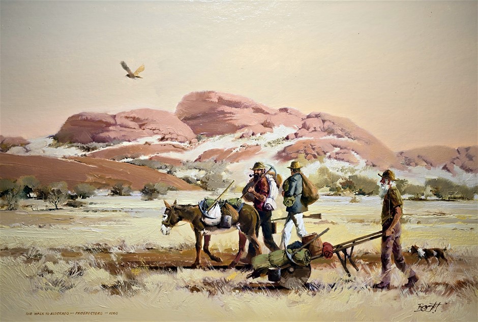 FRANCIS JAMES (BOB) BOOTH (1927 - 2003), Original Oil Painting on ...