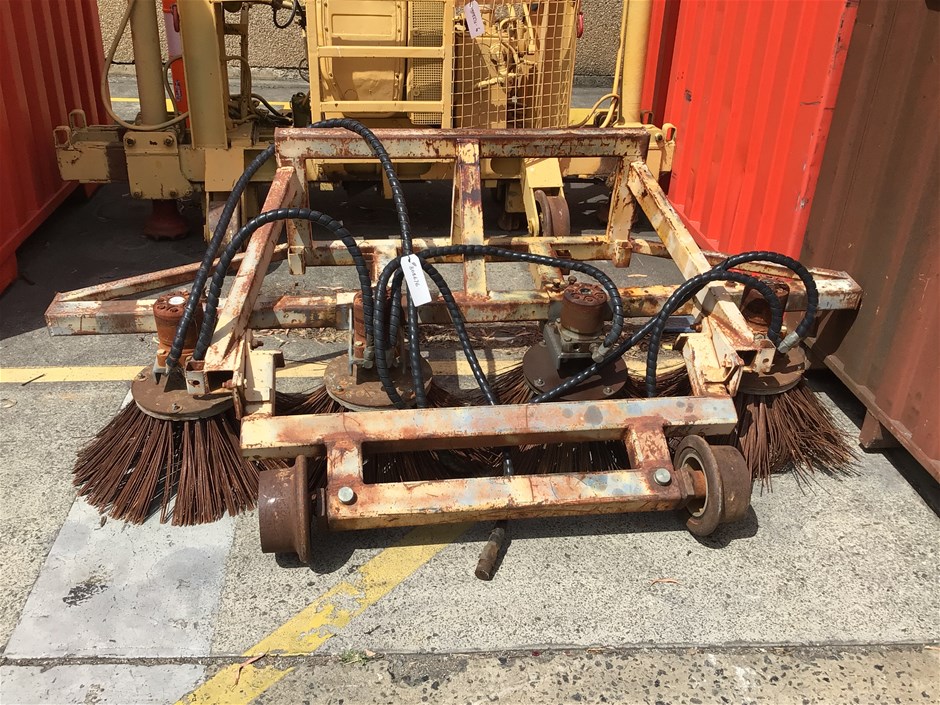 Hydraulic Rail Broom Attachment Auction (0003-5055831) | Grays Australia