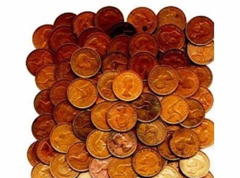 One Kilo Australia Pre Decimal Pennies KGV/King George VI/Queen ...