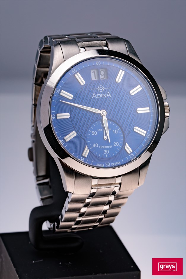 ADINA OCEANEER STAINLESS STEEL WATCH 42MM DIAL Auction (1089-2558255 ...