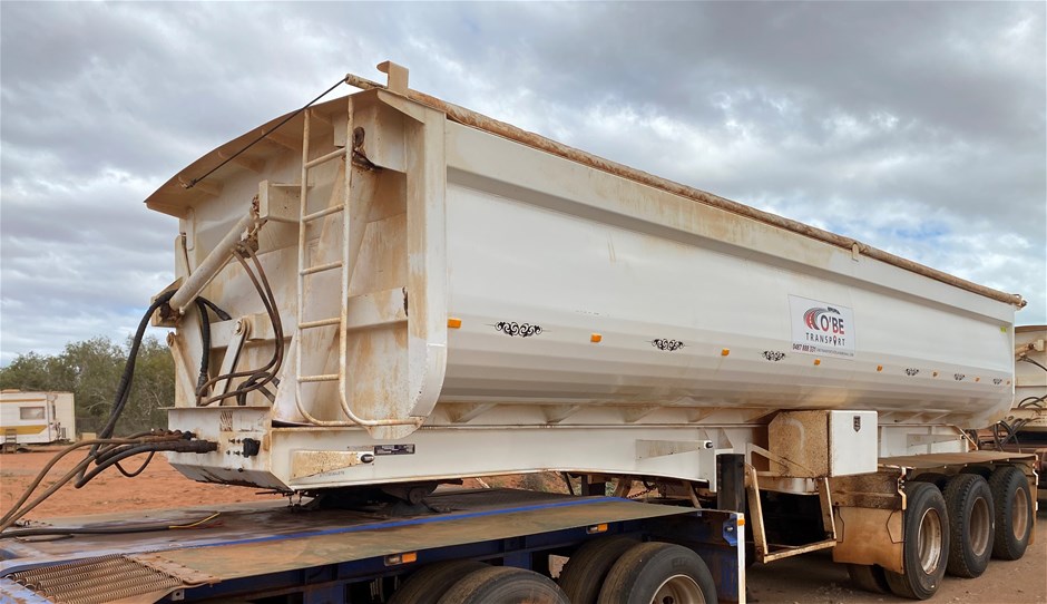 2022 Liberty Freightmore Mining Spec Tri Axle Side Tipper Trailer B ...