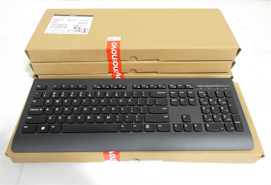 Bundle Assorted of 4 x LENOVO Professional Wireless Keyboard Auction ...