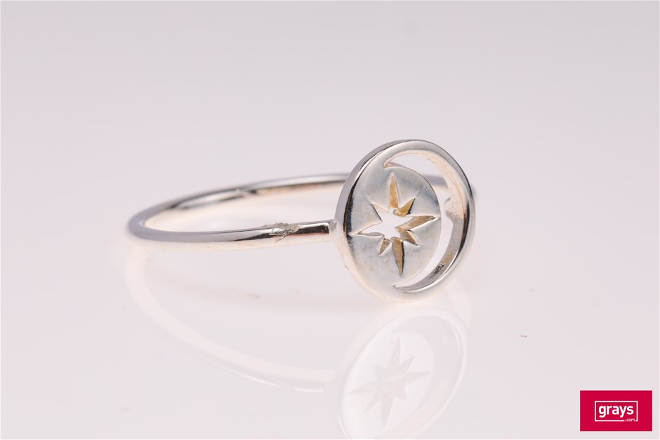 SILVER NIGHT SKY RING Auction (1392-2558483) | Grays Australia