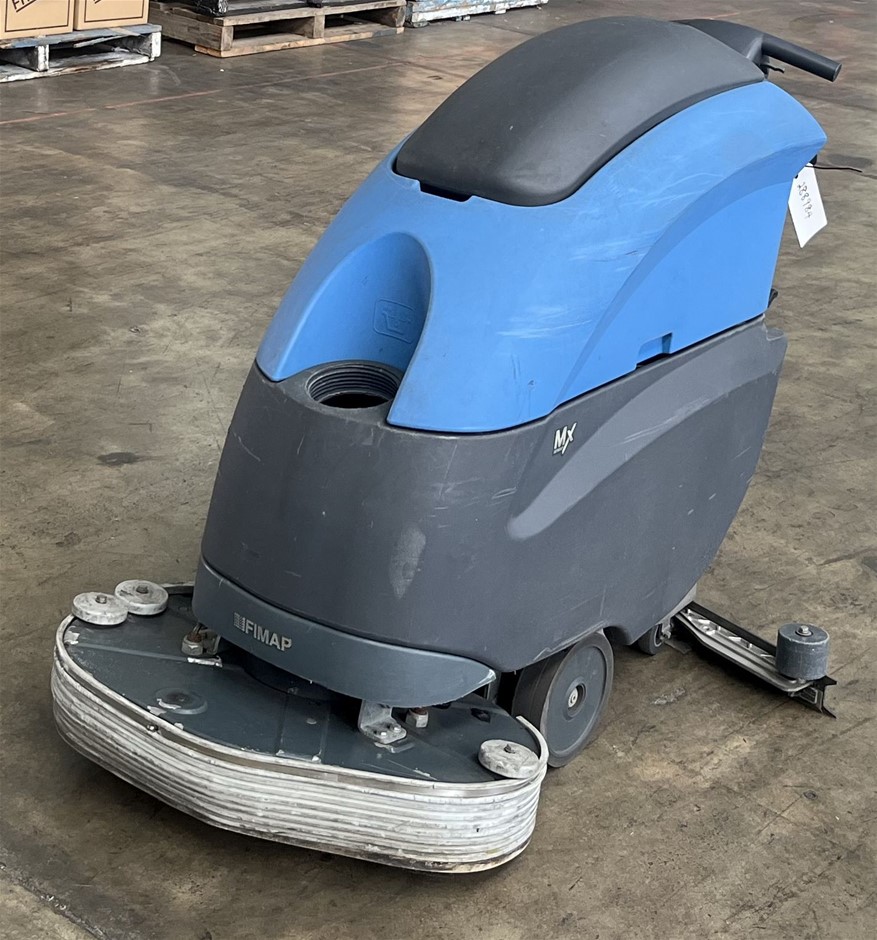 2016 Fimap MX 65BT Battery Powered Walk-Behind Scrubber Dryer Auction ...